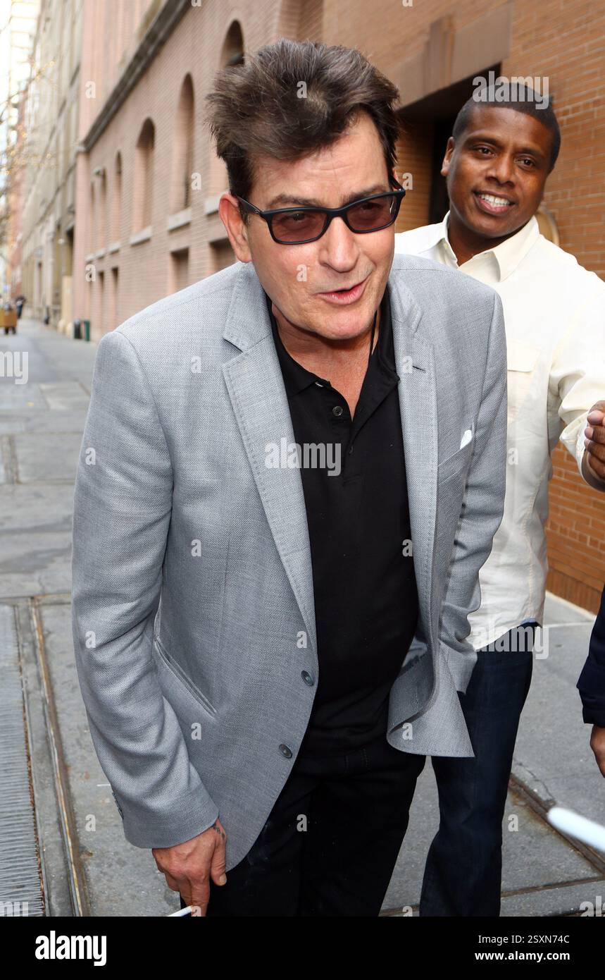 Actor Charlie Sheen made an appearance at The View on January 12 2017 ...
