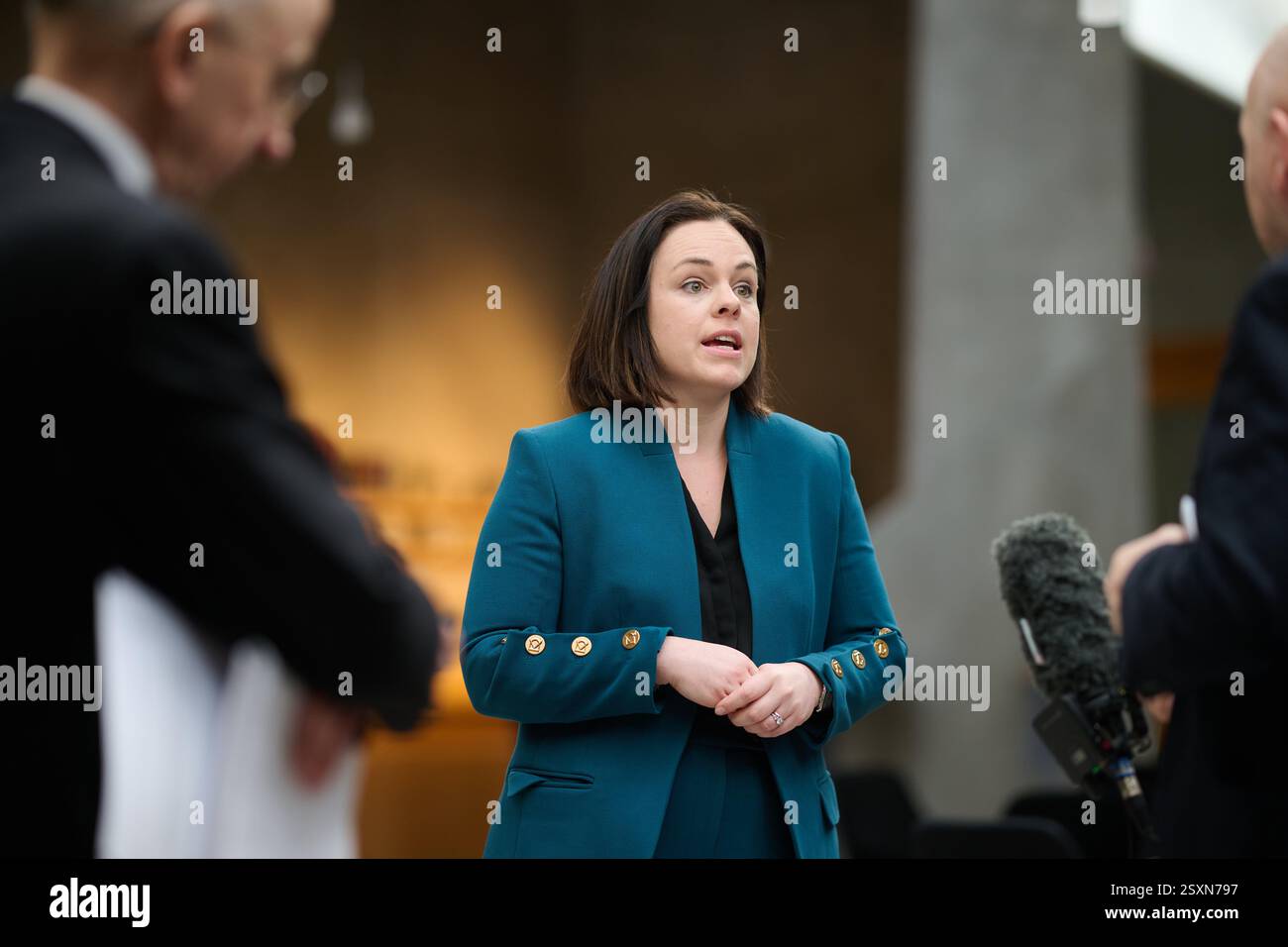 Edinburgh Scotland, UK 25 February 2025. Deputy First Minister Kate ...