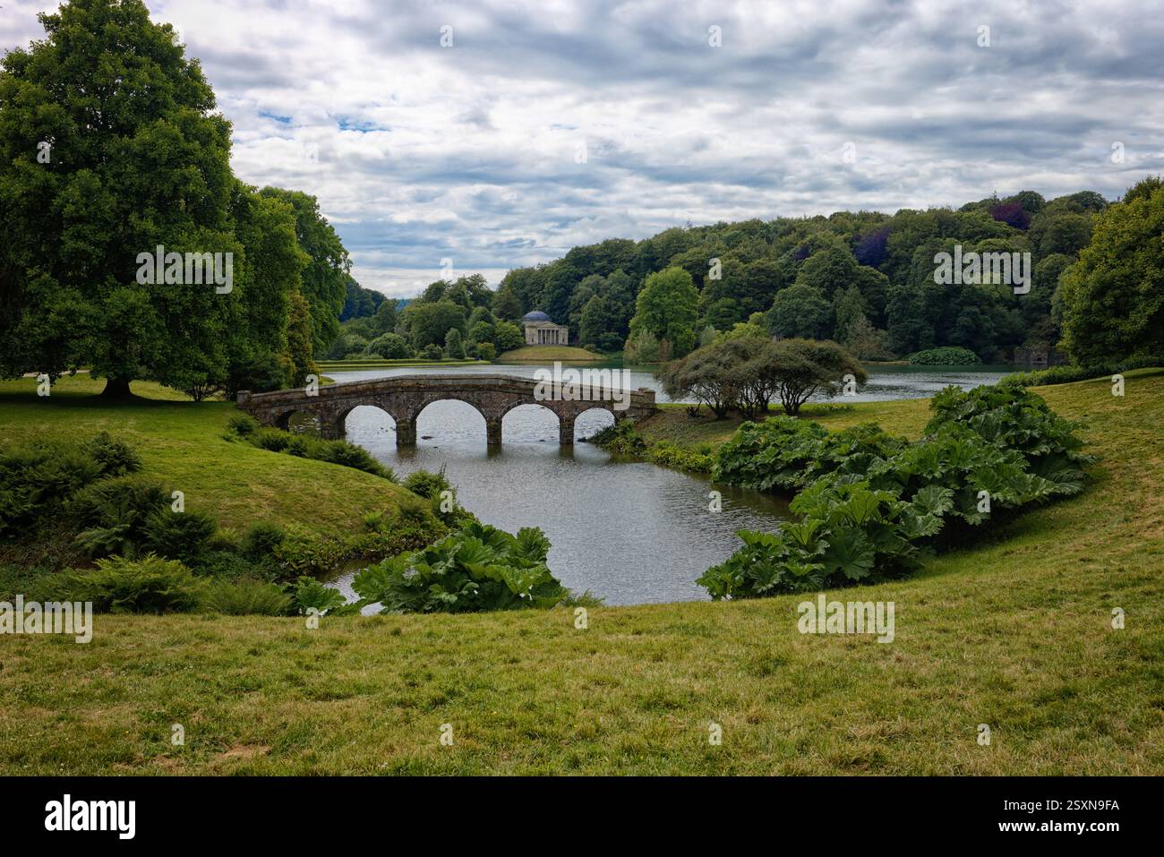 Stourhead park in Warminster Wiltshire England UK Stock Photo - Alamy