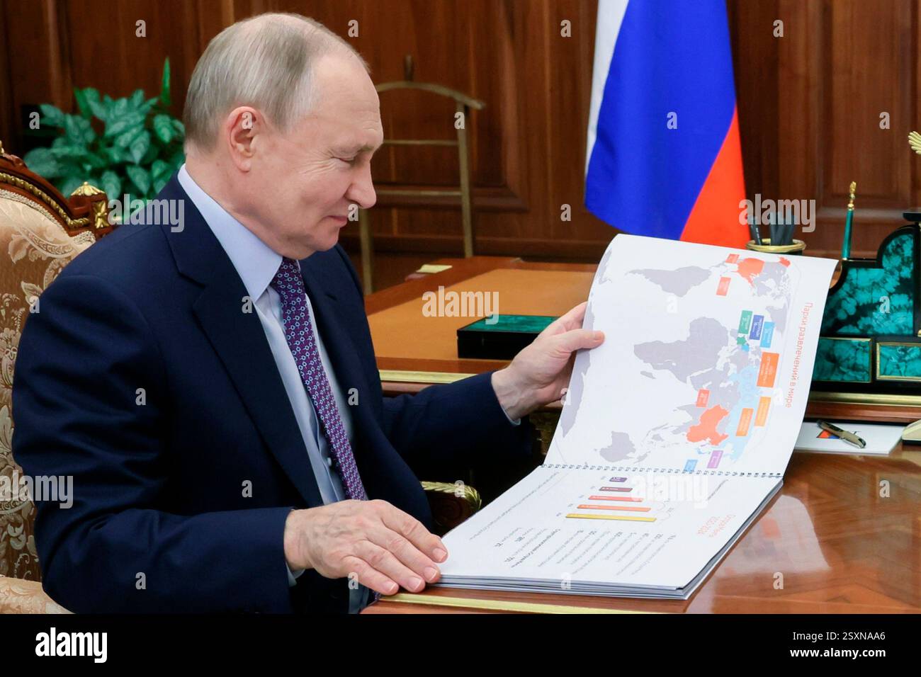 Russian President Vladimir Putin meets with Dream Island Holding ...