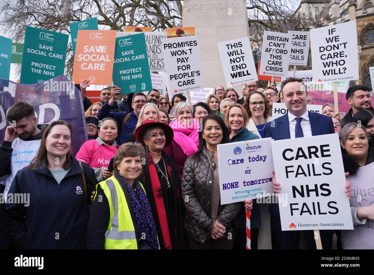 Deputy leader of the Liberal Democrats Daisy Cooper (second row, fourth ...