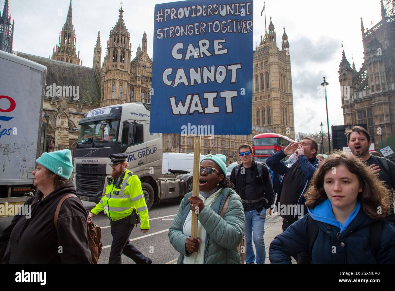 February 25, 2025, London, England, United Kingdom: Campaigners from ...