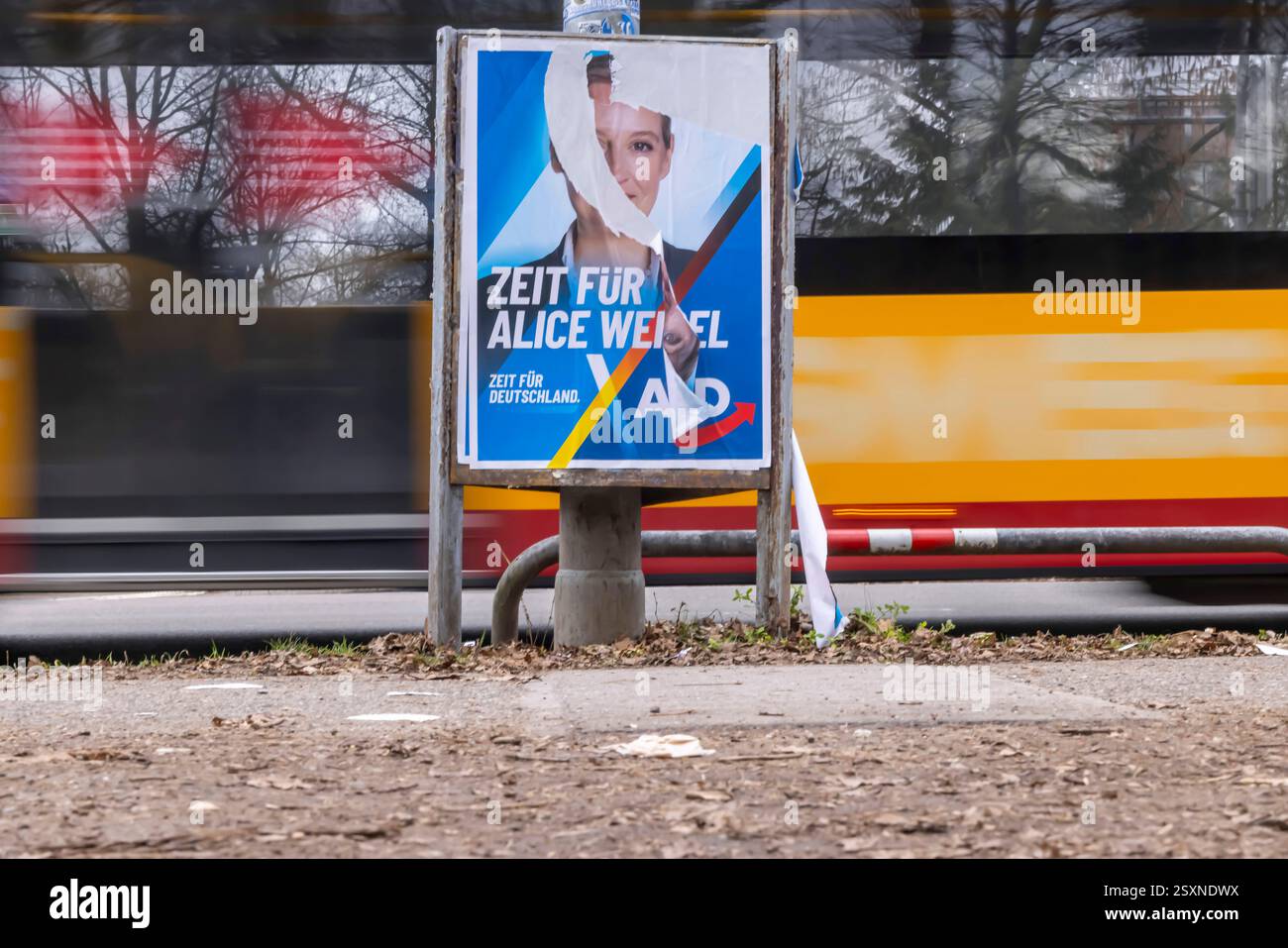 Wahlplakat der Partei AfD zur Bundestagswahl 2025. BTW25. // 24.02.2025 ...