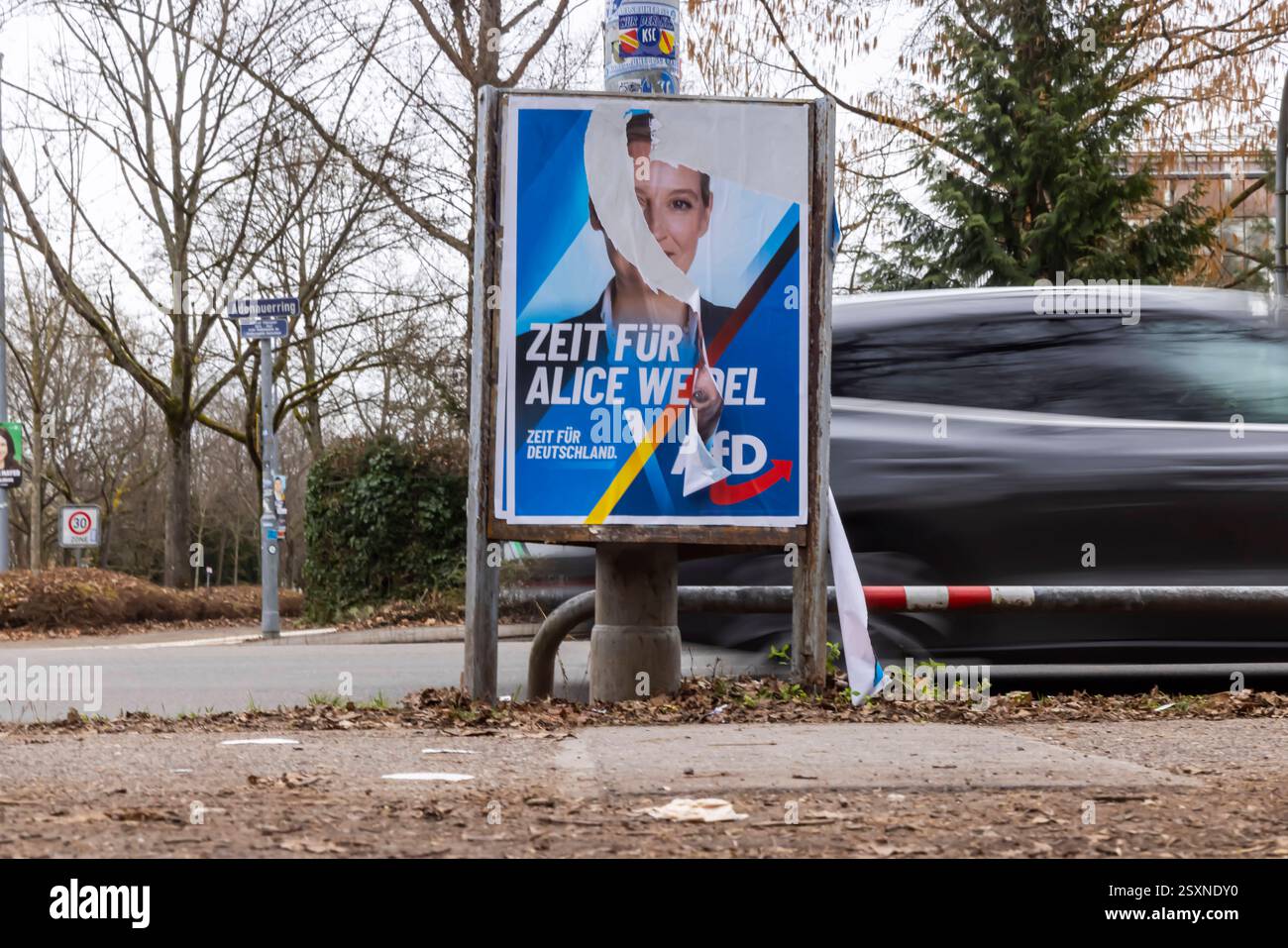 Wahlplakat der Partei AfD zur Bundestagswahl 2025. BTW25. // 24.02.2025 ...