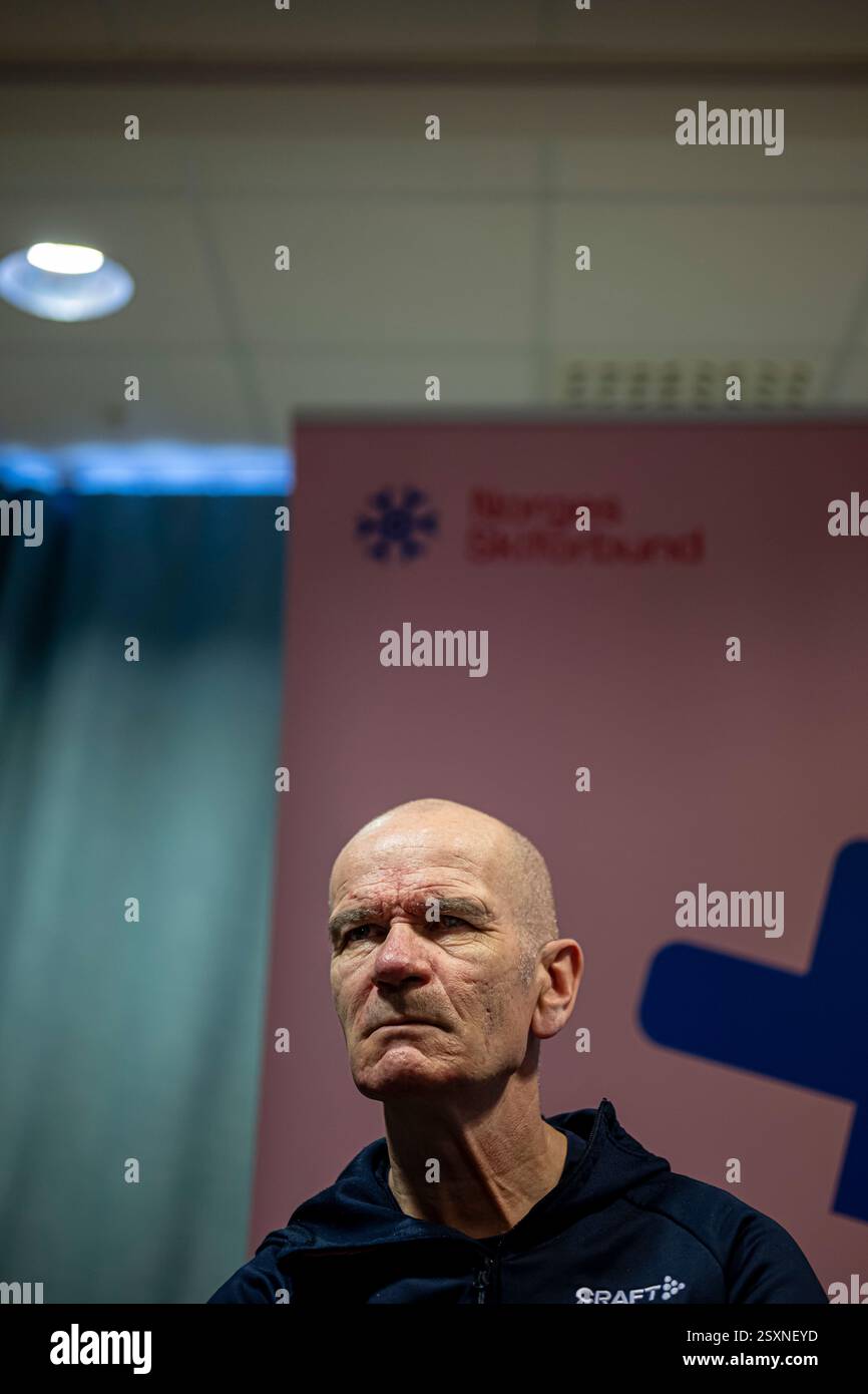 250225 Ulf Morten Aune, team manager, of the Norwegian national cross ...