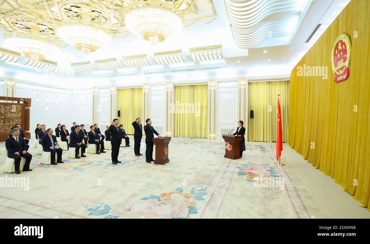 Beijing, China. 25th Feb, 2025. Tie Ning, vice chairperson of the ...