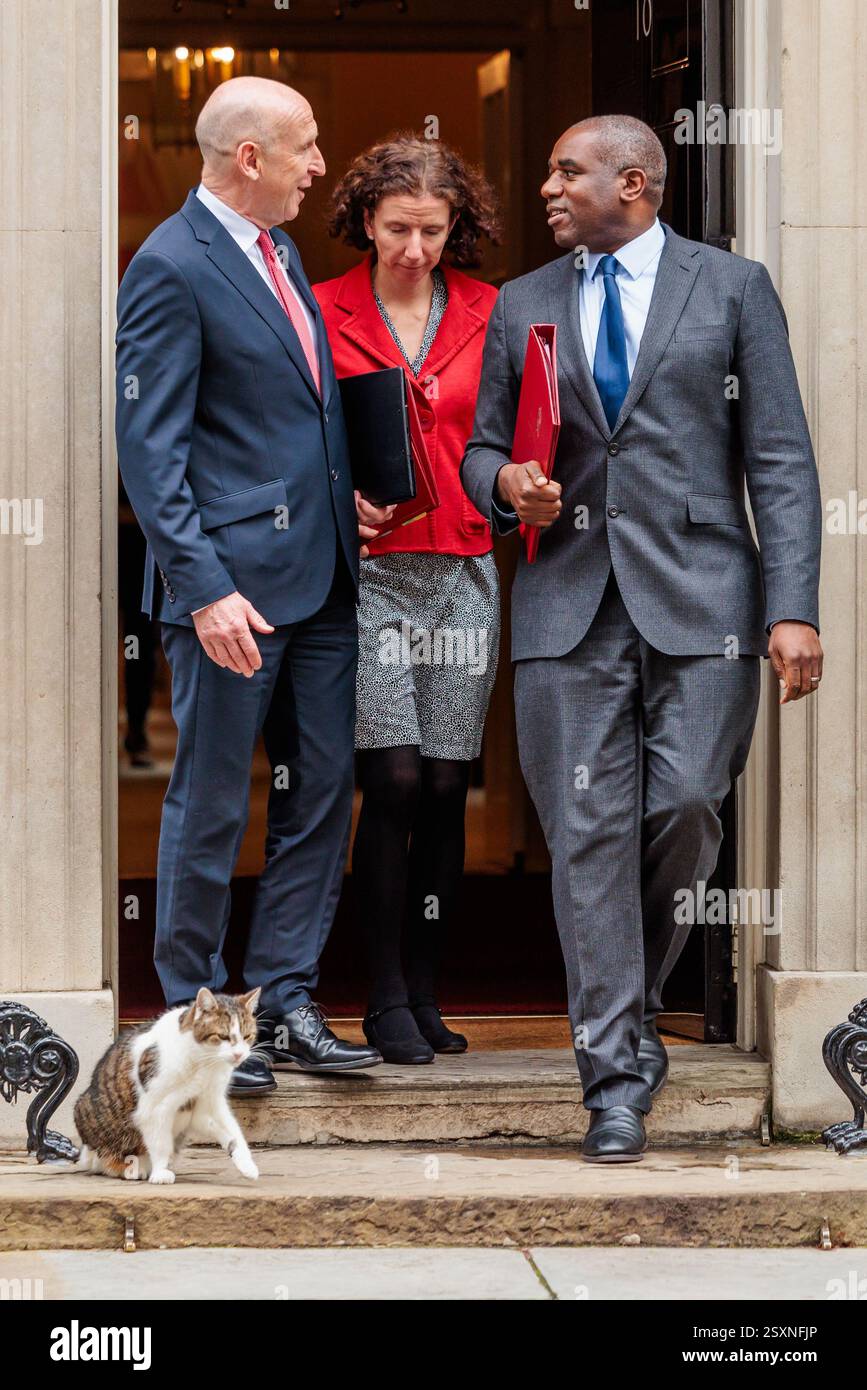 Downing Street, London, UK. 25th February 2025. Defence Secretary, John ...