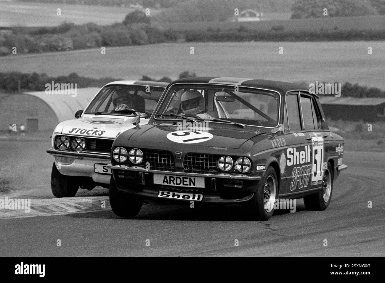 Rob Mason, 1974 British Saloon Car championship Thruxton England Stock ...