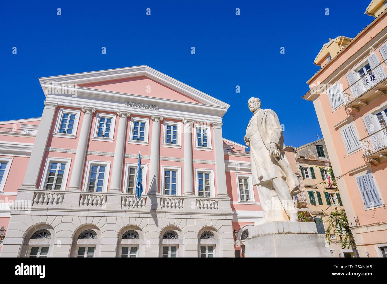 Ionian bank building in corfu hi-res stock photography and images - Alamy