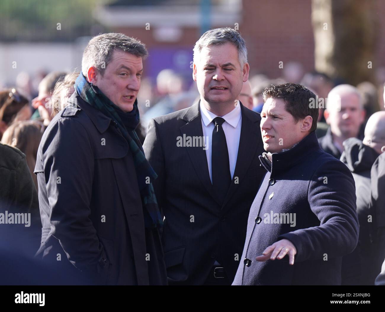 (left to right) Sinn Fein's John Finucane, Pearse Doherty TD and Matt ...