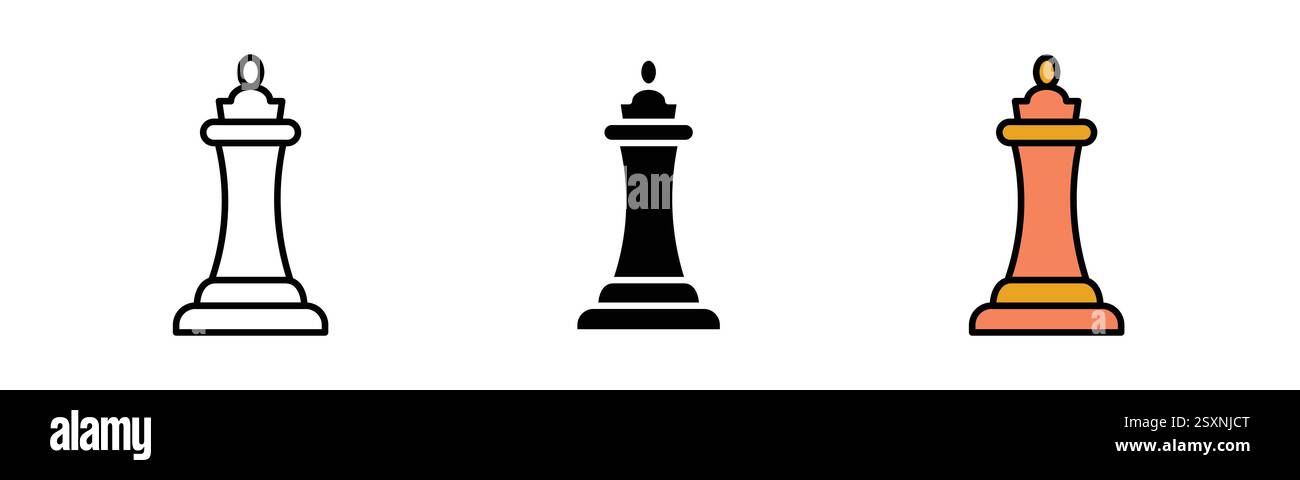 Chess queen icon, Chess queen icon pack, Chess game icon. Business ...