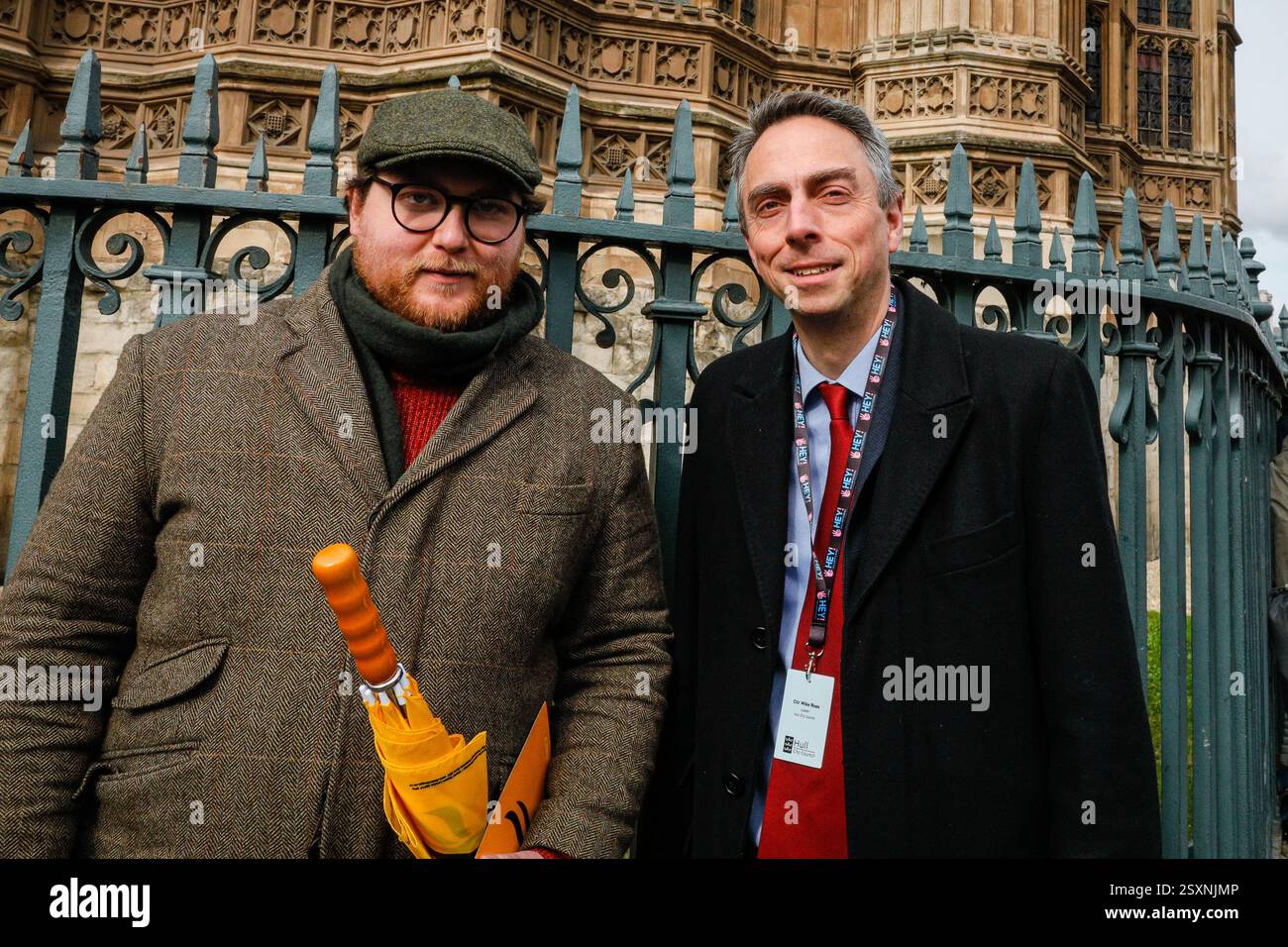 London, UK. 25nd Feb 2025. Leader of Hull City Council, Councillor Mike ...