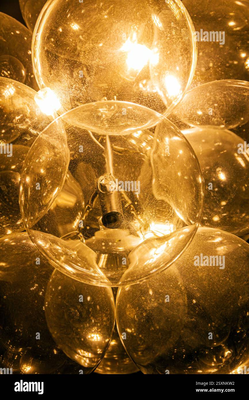 spherical glass lighting Stock Photo - Alamy