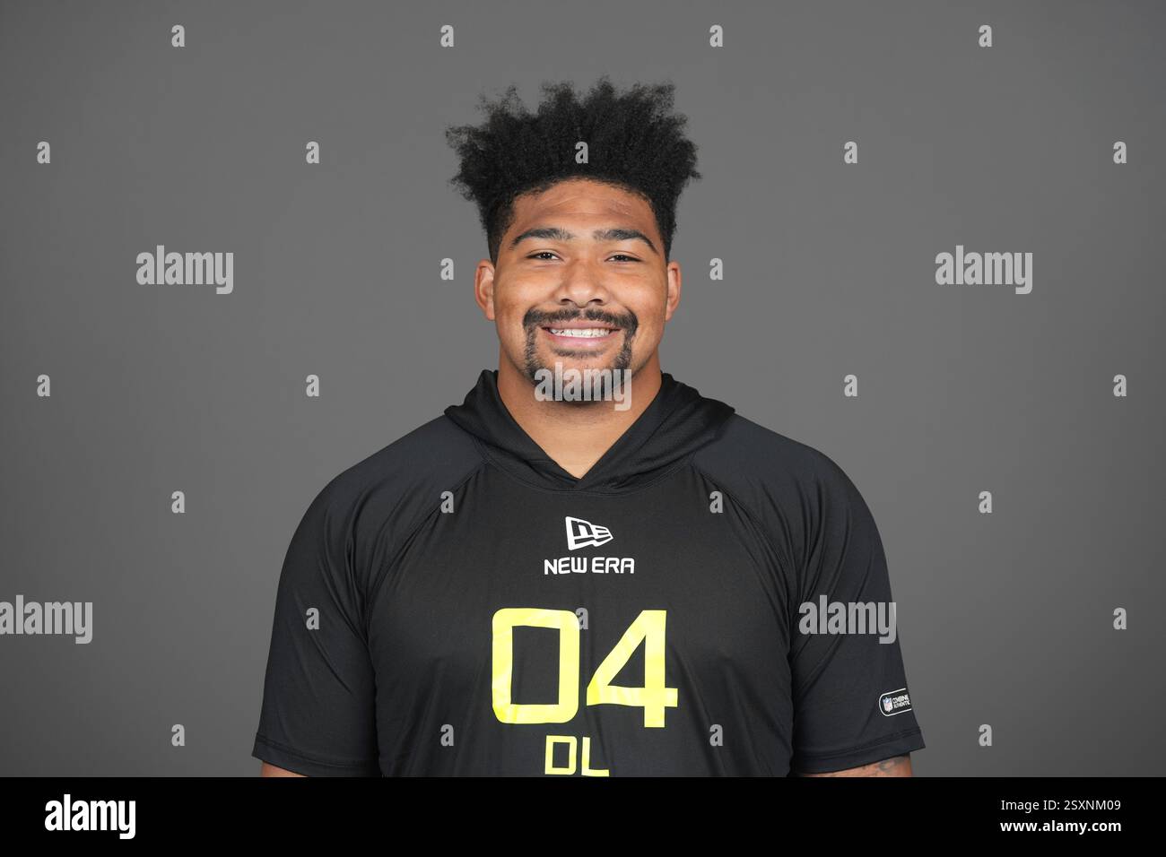 Iowa defensive lineman Yahya Black (DL04) poses for a portrait at the ...