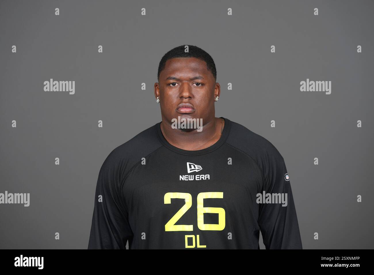 Virginia Tech defensive lineman Aeneas Peebles (DL26) poses for a ...