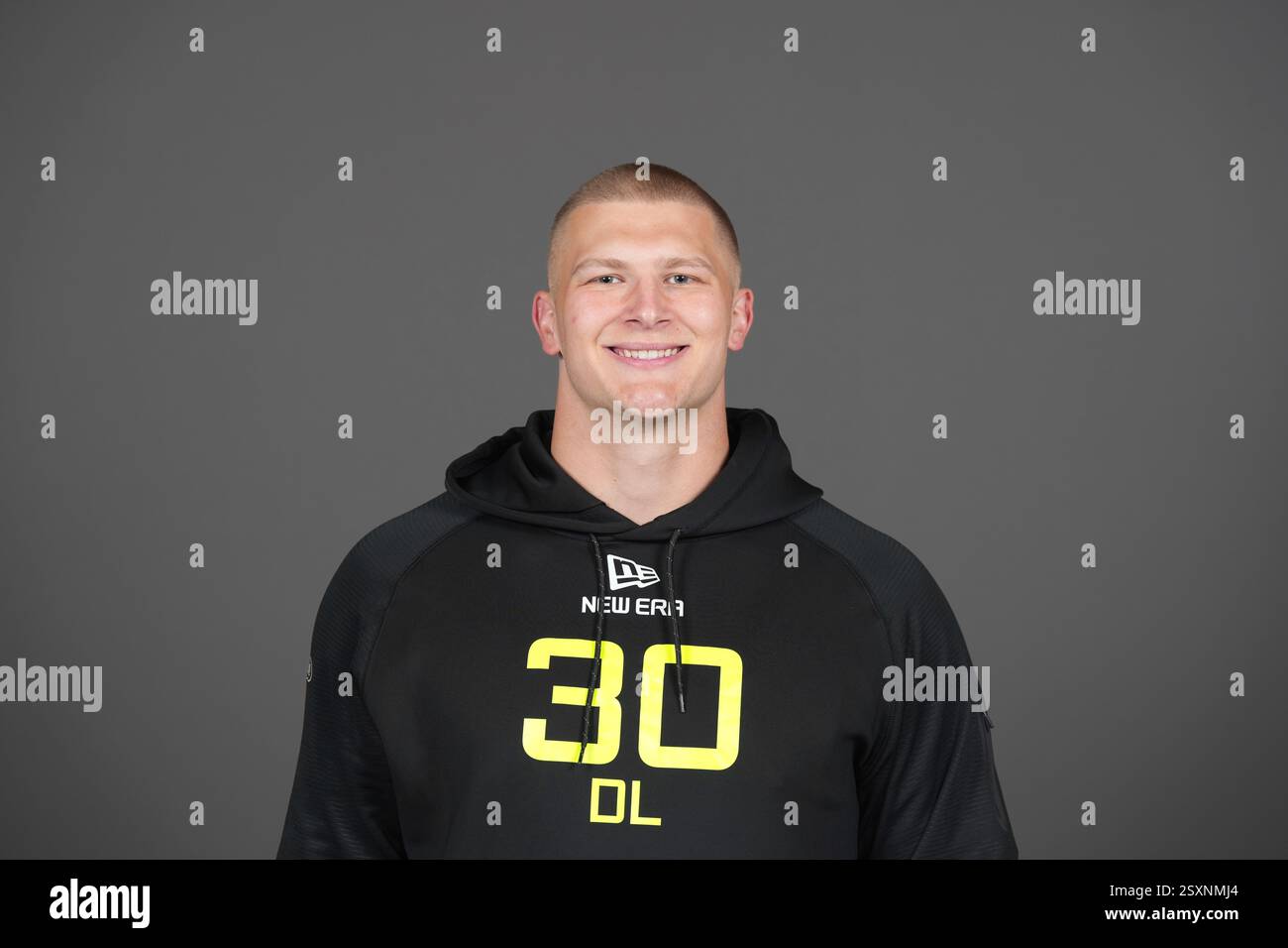 Nebraska defensive lineman Ty Robinson (DL30) poses for a portrait at ...