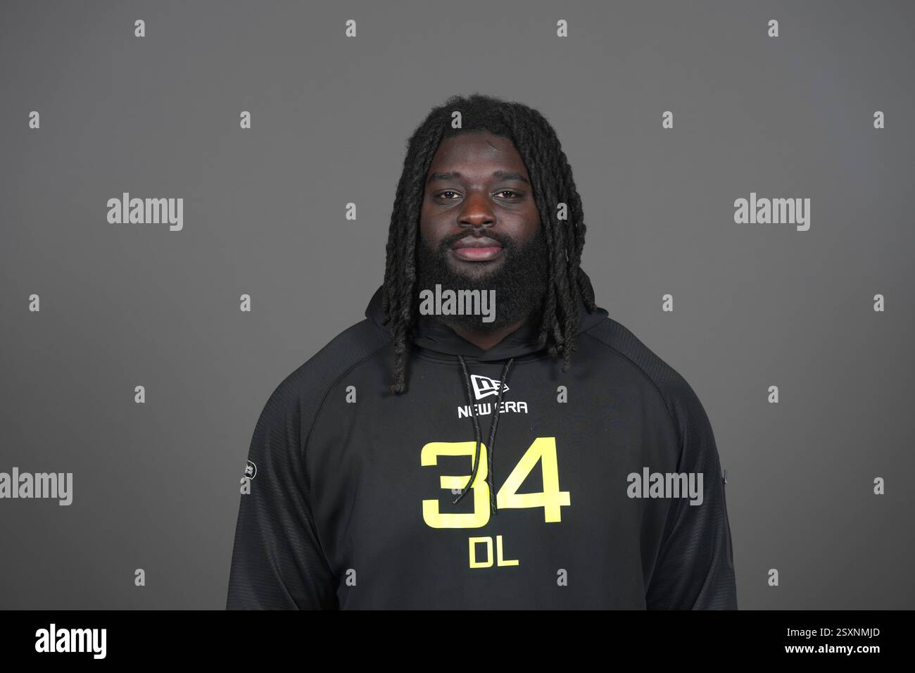 Georgia defensive lineman Nazir Stackhouse (DL34) poses for a portrait ...