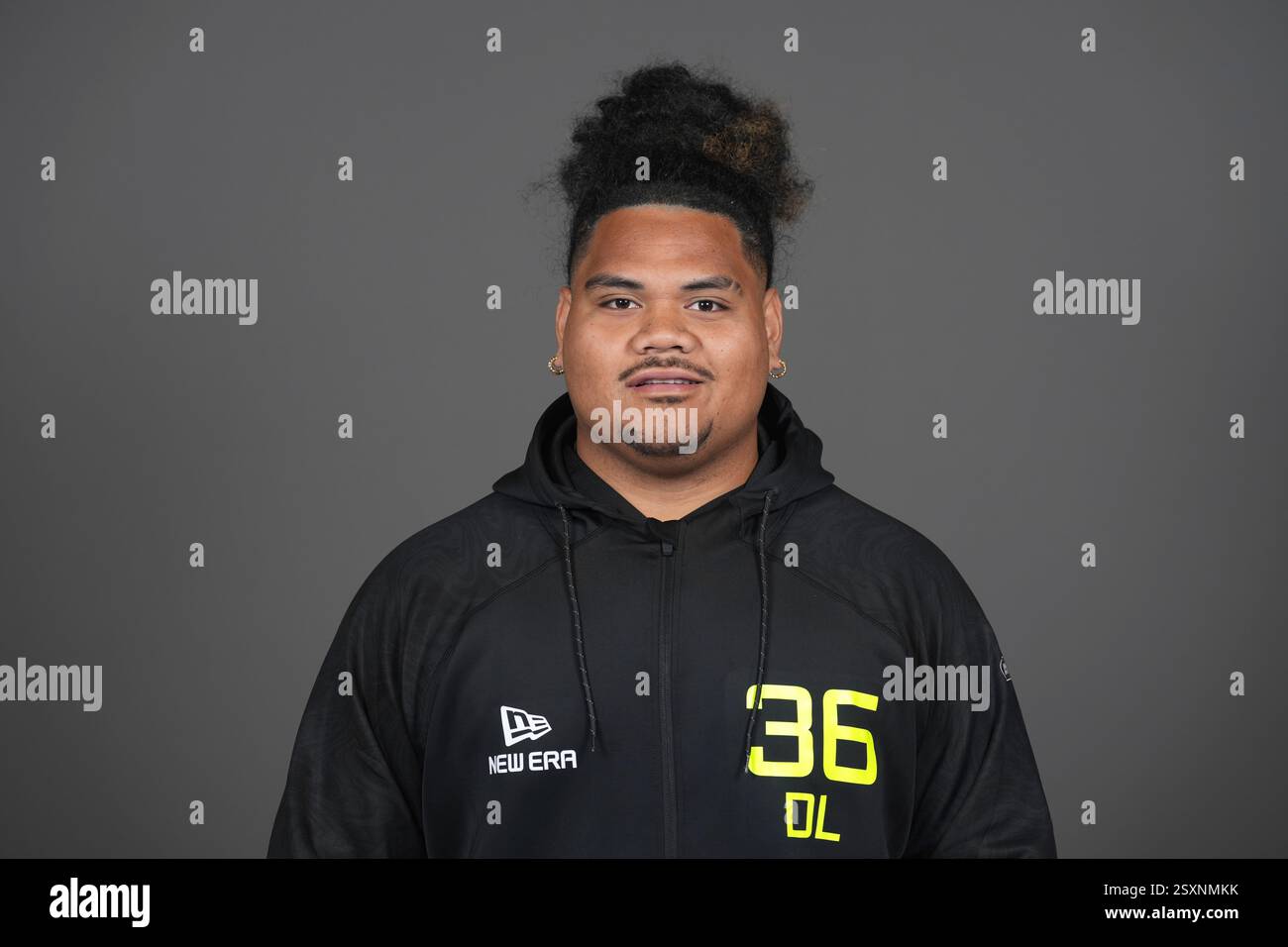 UCLA defensive lineman Jay Toia (DL36) poses for a portrait at the NFL ...