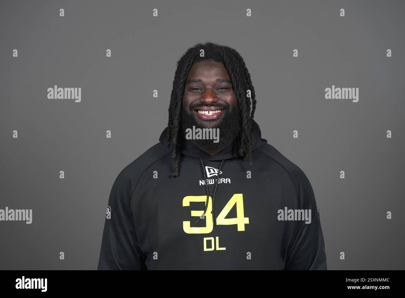 Georgia defensive lineman Nazir Stackhouse (DL34) poses for a portrait ...