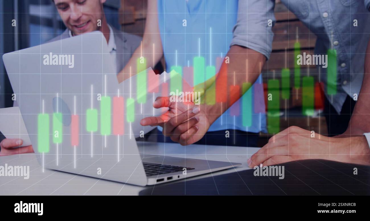 Businessman analyzing investment charts documents hi-res stock ...