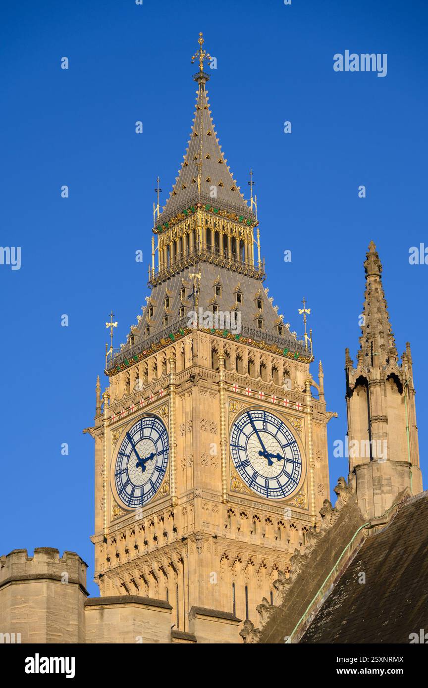 London, UK. Big Ben / Elizabeth Tower. Clock tower of the Houses of ...