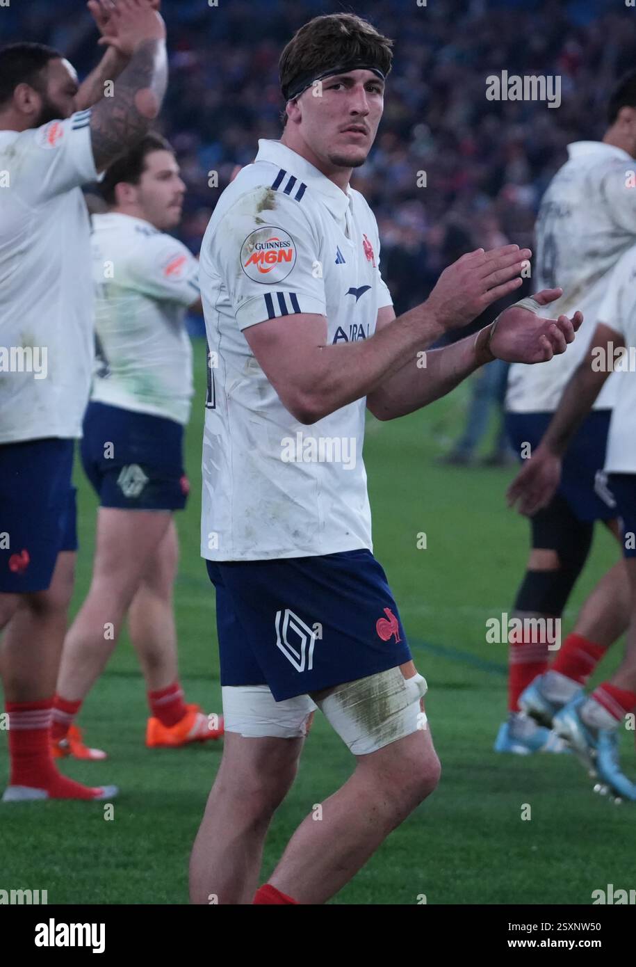 Oscar Jegou of France during the 2025 Six Nations Championship, rugby ...