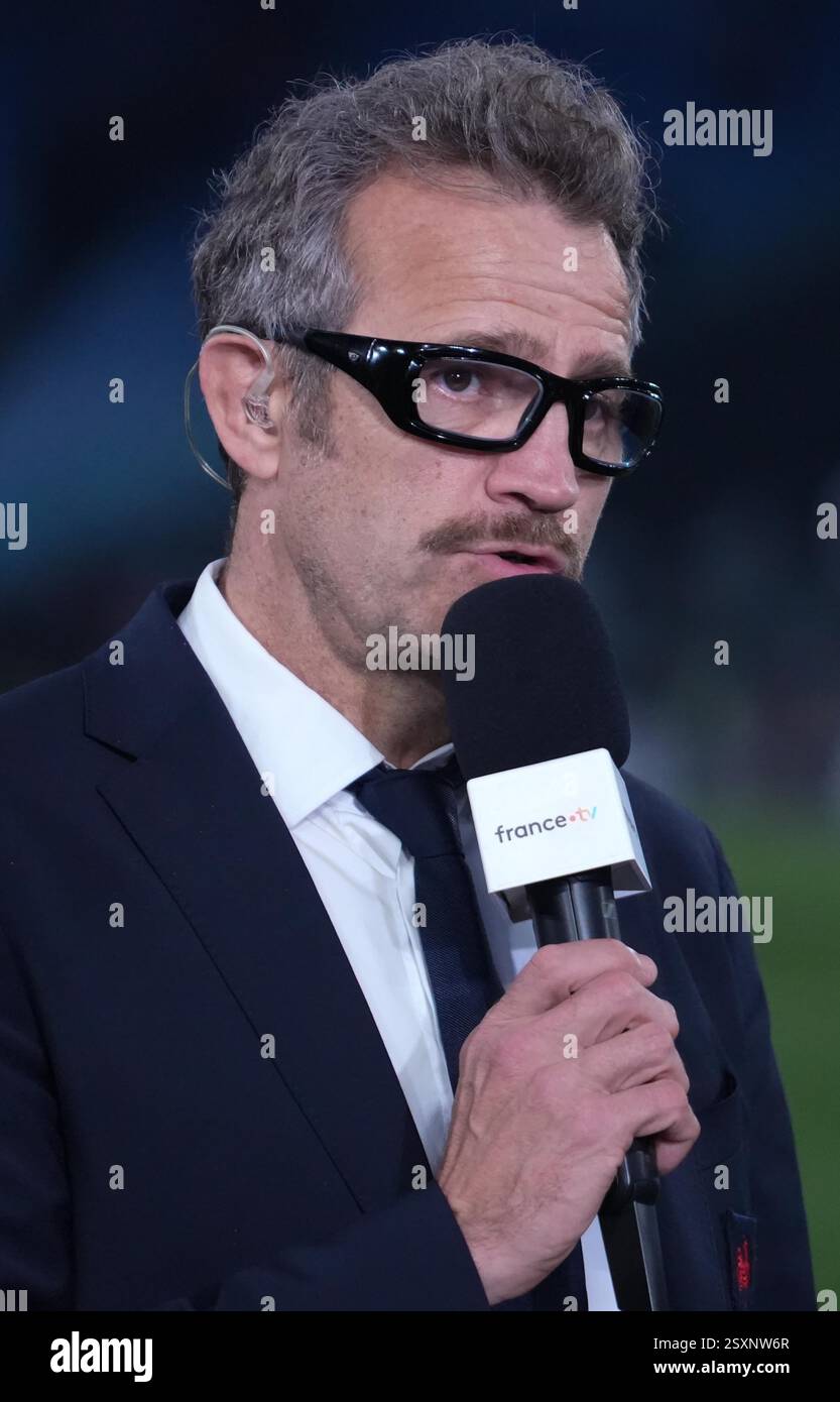 Francois Galthie and Th o Attissogbe during the 2025 Six Nations ...