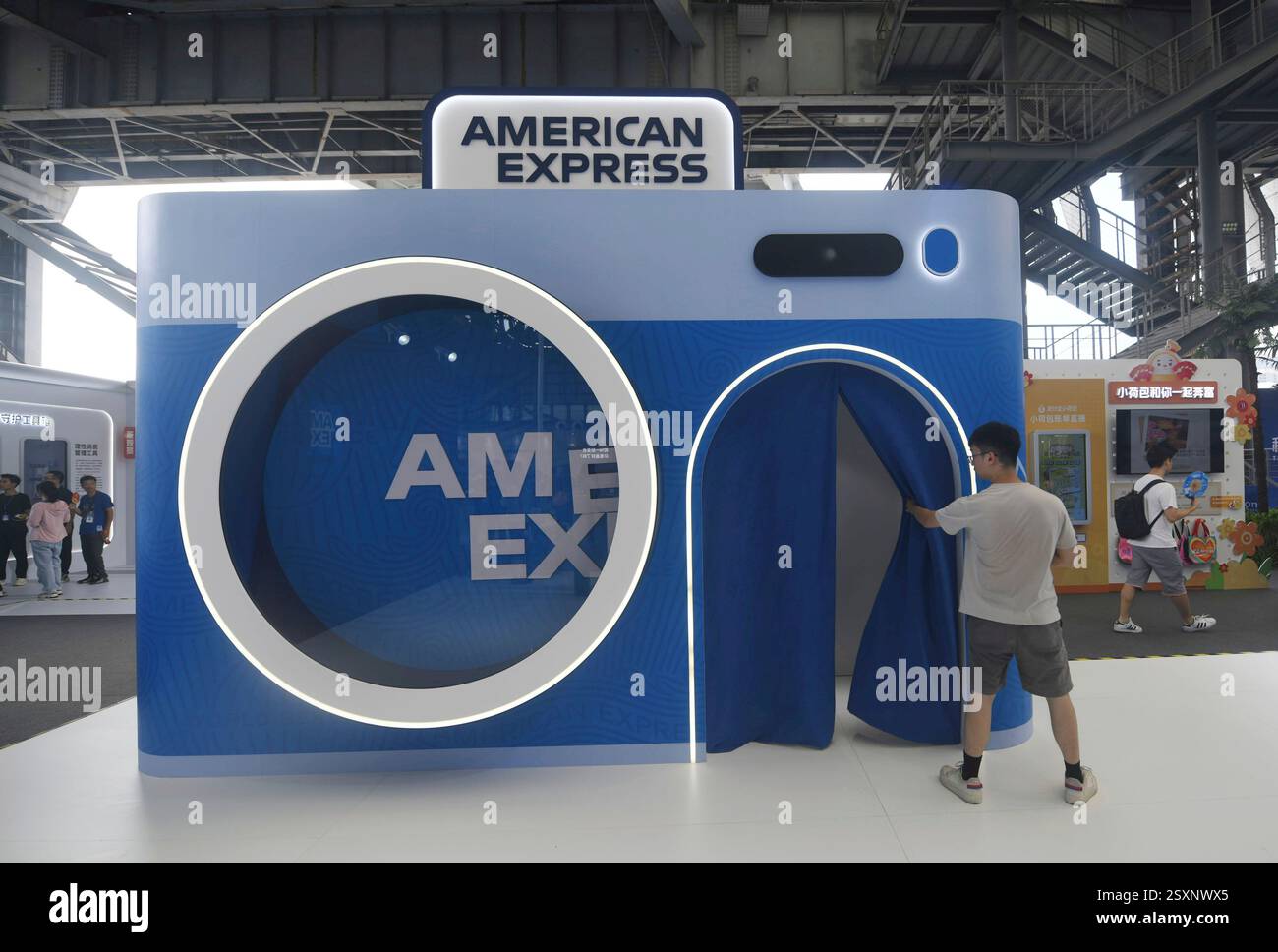 The booth of American Express during the Inclusion · Conference in ...