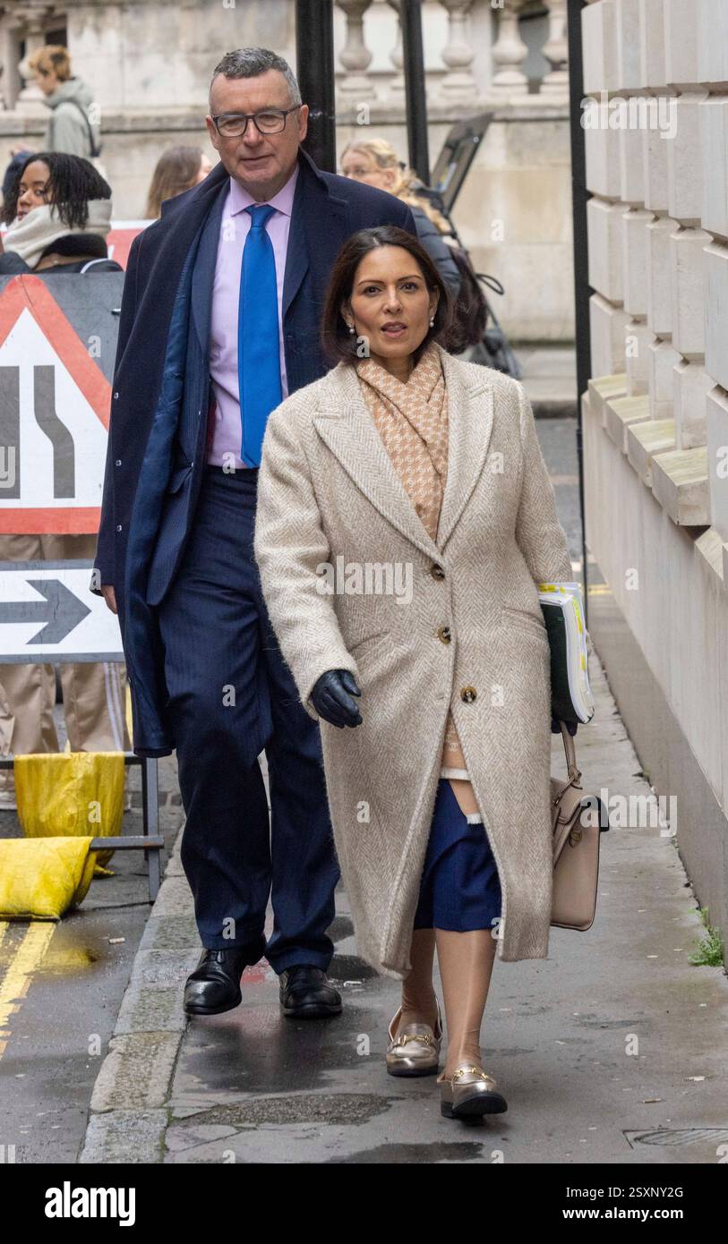 London, UK. 25th Feb, 2025. Priti Patel, Shadow Foreign Secretary ...