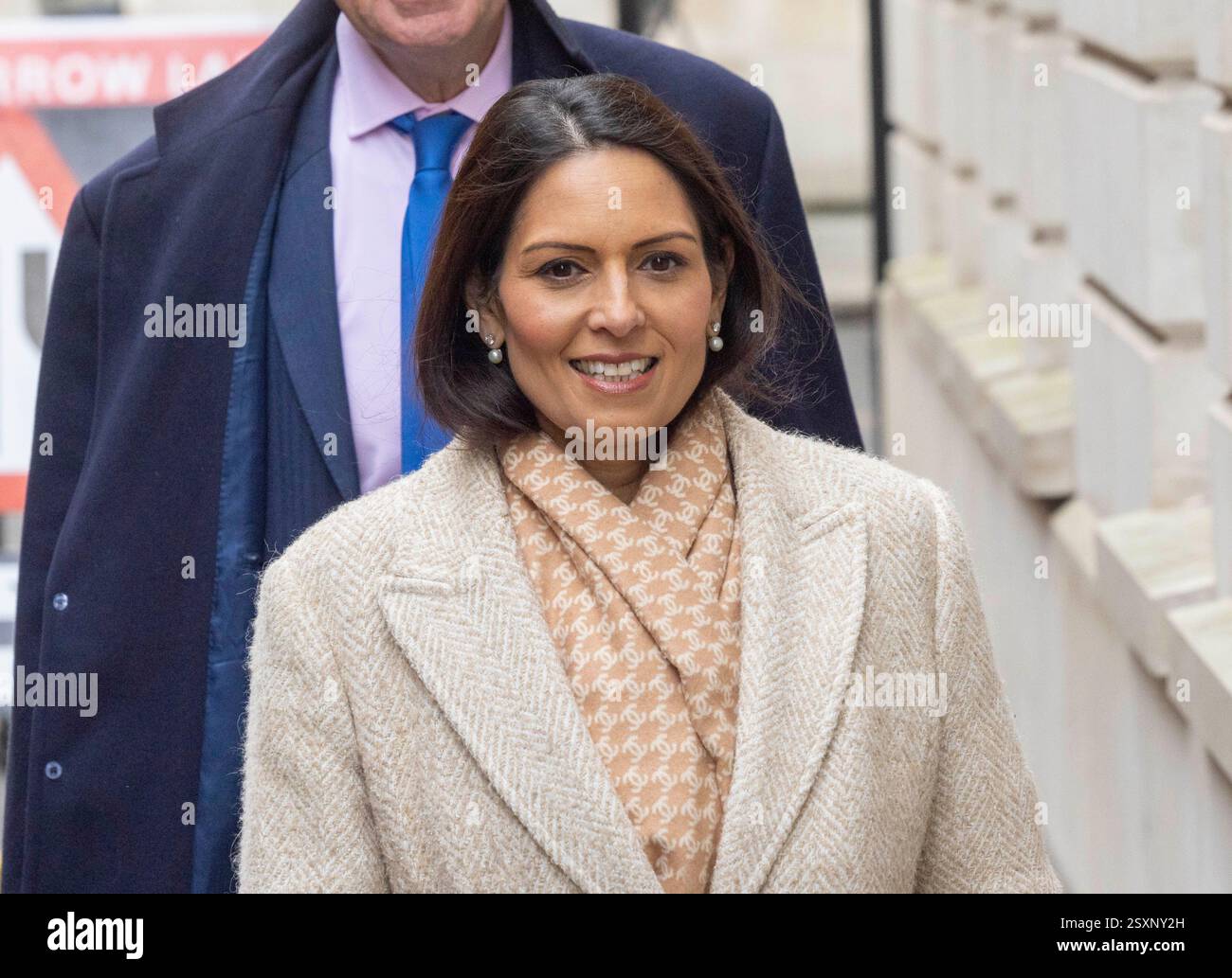 London, UK. 25th Feb, 2025. Priti Patel, Shadow Foreign Secretary ...