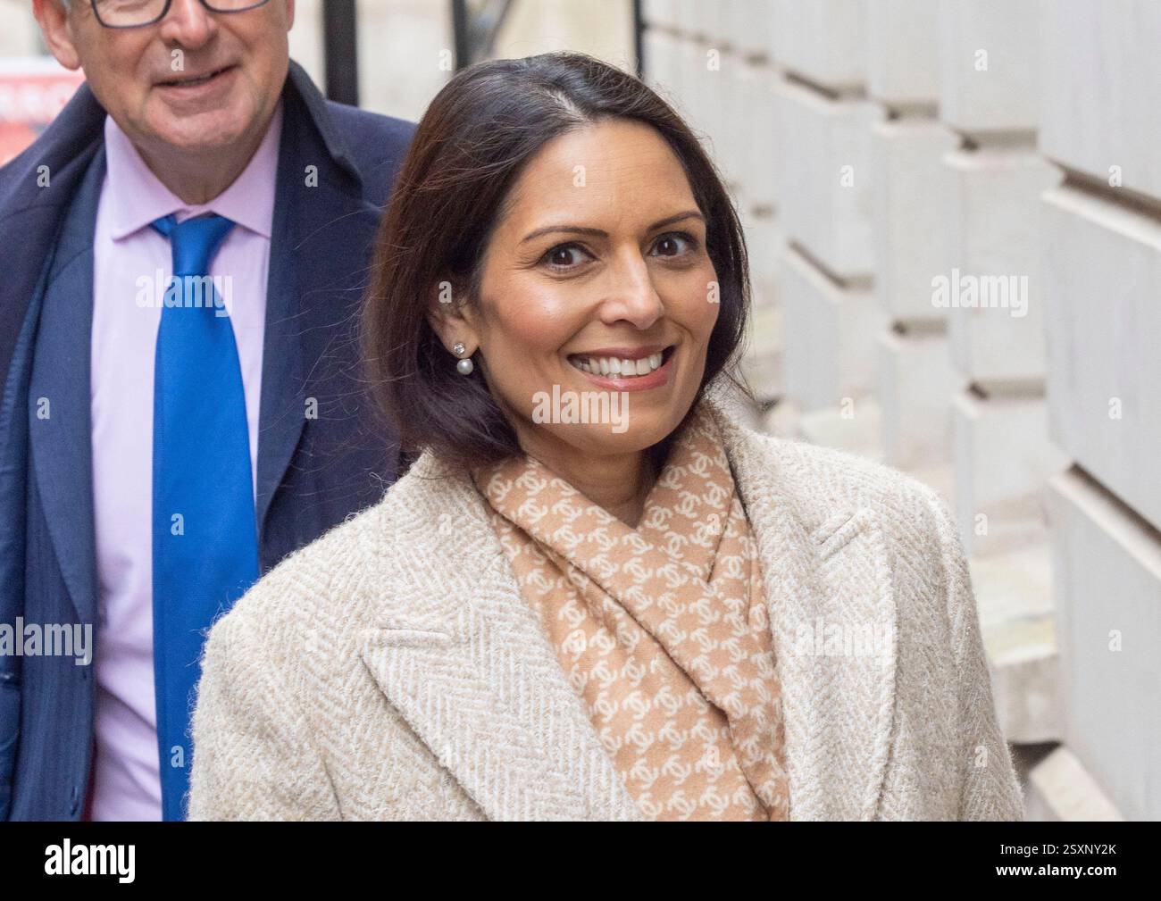 London, UK. 25th Feb, 2025. Priti Patel, Shadow Foreign Secretary ...