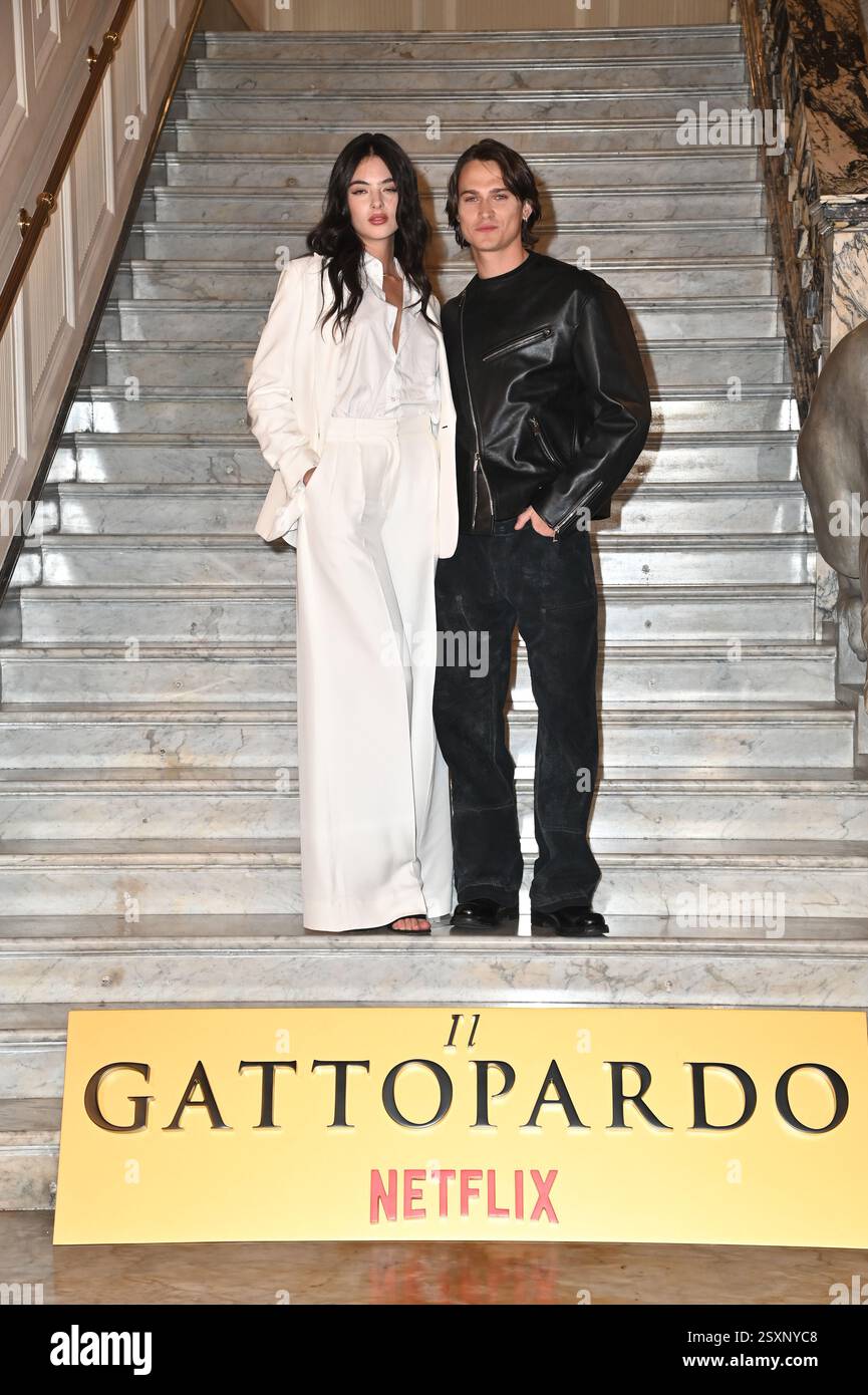 Deva Cassel, Saul Nanni Photocall of Netflix series -The Leopard (Il ...