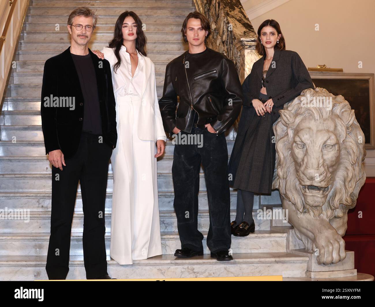 Rome, Italy. 25th Feb, 2025. Rome, Plaza Hotel, photocall Netflix ...