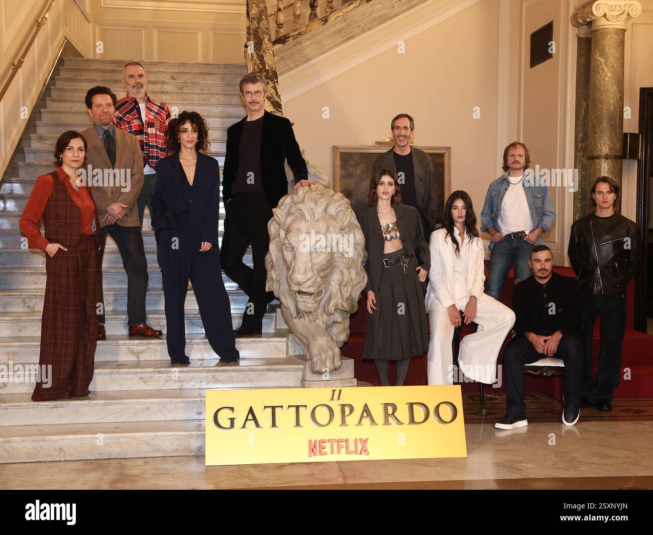 Rome, Italy. 25th Feb, 2025. Rome, Plaza Hotel, photocall Netflix ...