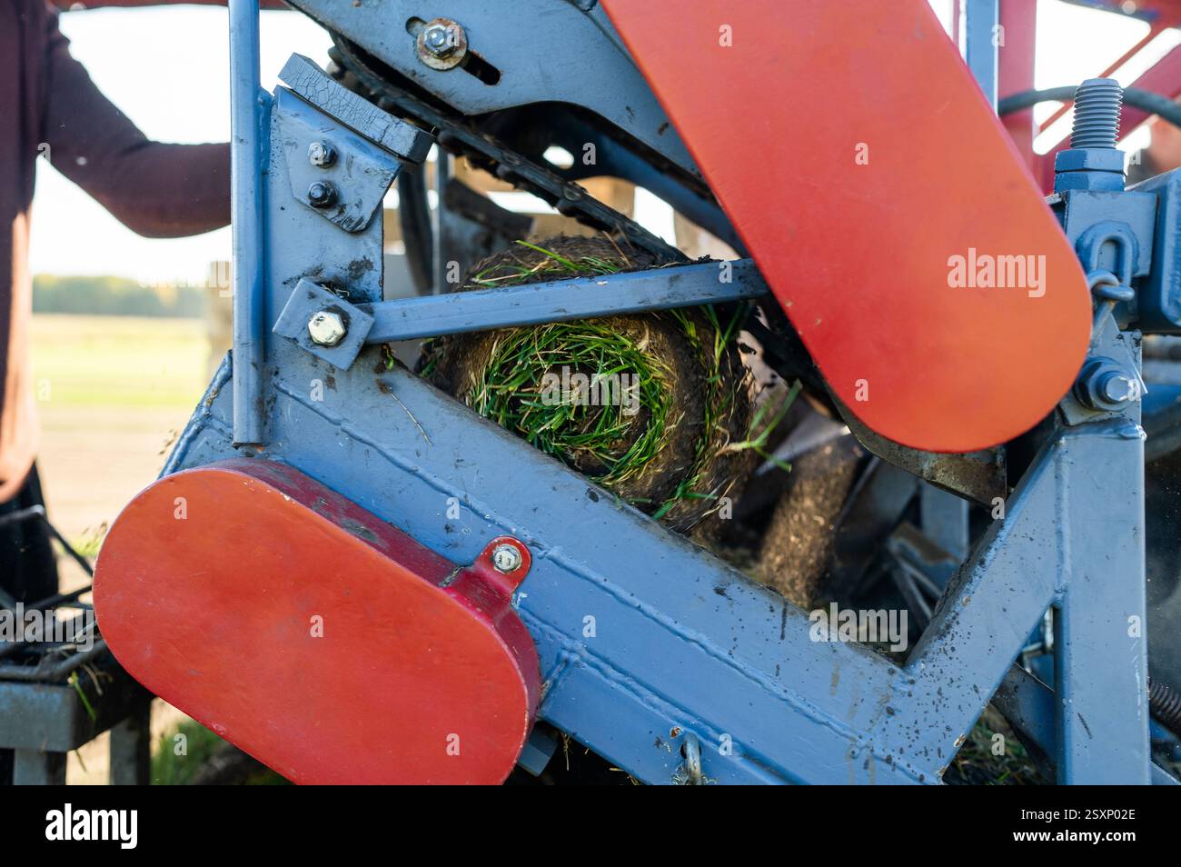 The Use of Harvesting Equipment in Action on a Productive Farm for Crop ...