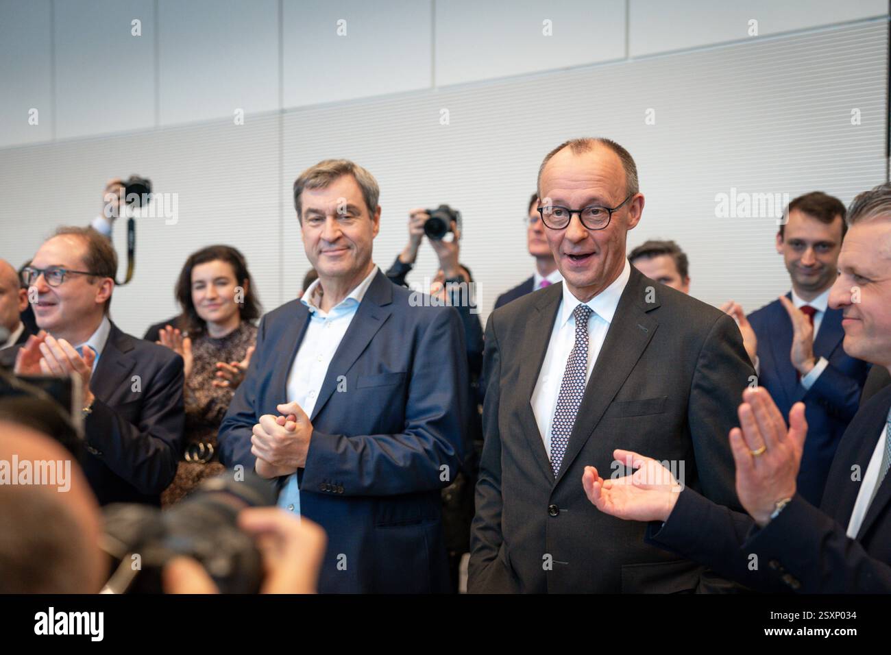 Konstituierende Sitzung der CDU/CSU im Deutschen Bundestag Friedrich ...