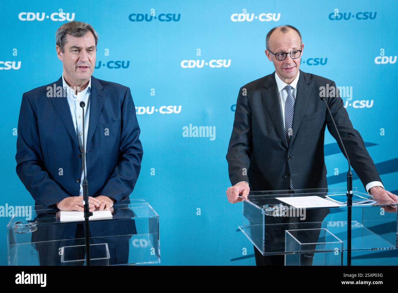 Konstituierende Sitzung der CDU/CSU im Deutschen Bundestag Friedrich ...