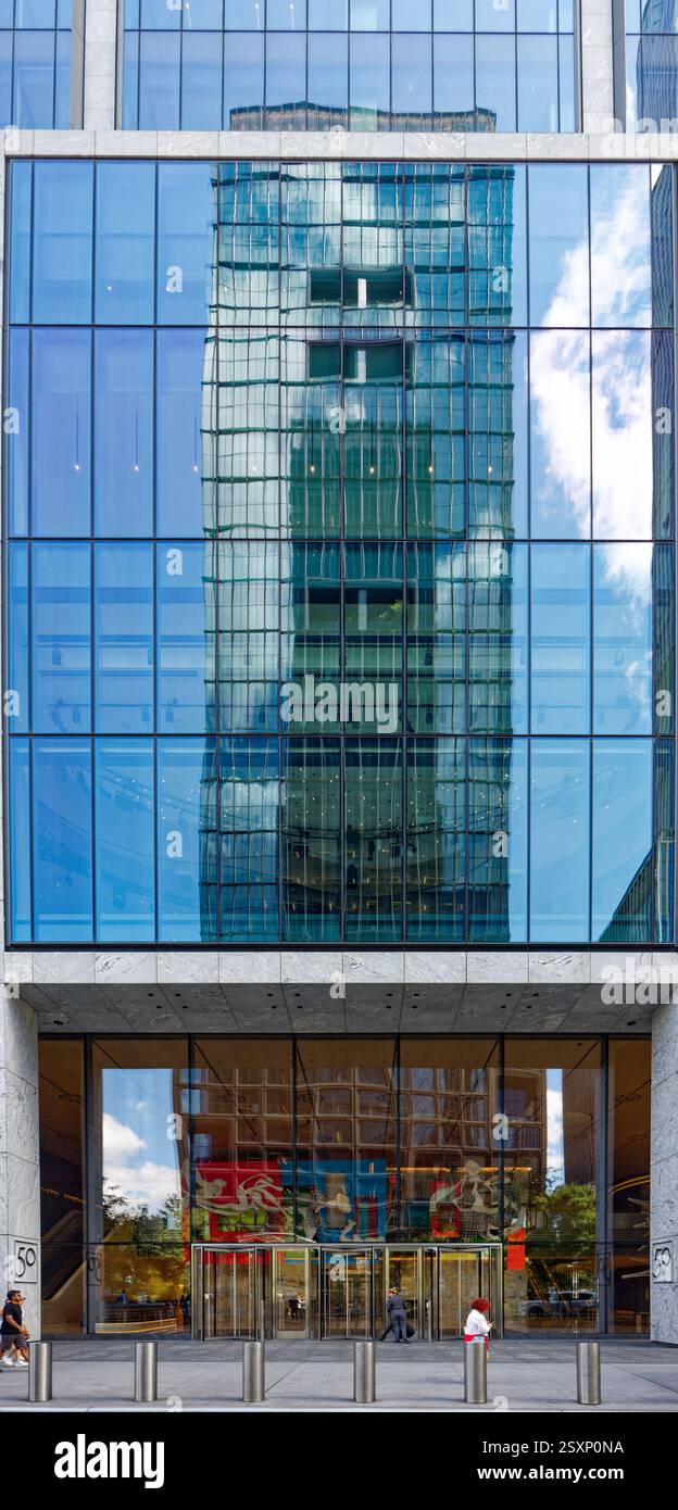 Foster + Partners designed 50 Hudson Yards, a 78-story office building ...