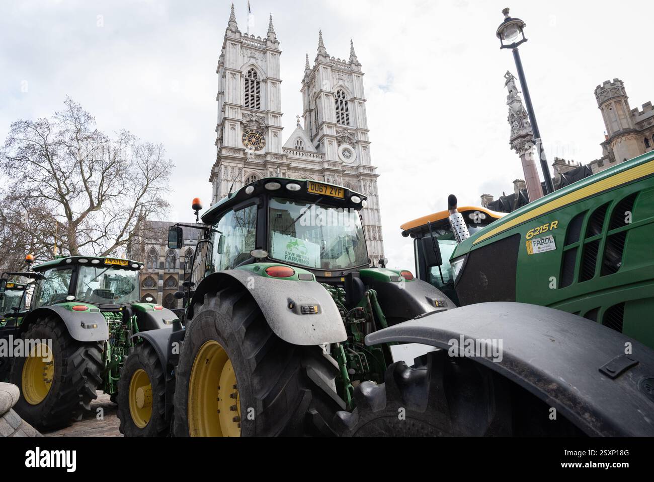 London, UK. 25 February, 2025. As the National Farmers' Union (NFU ...