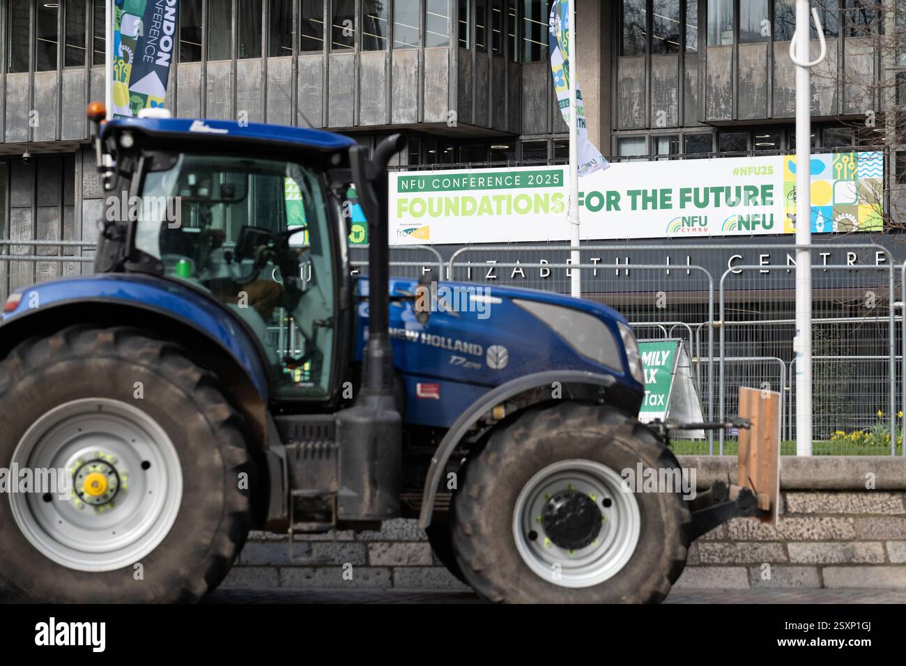 London, UK. 25 February, 2025. As the National Farmers' Union (NFU ...
