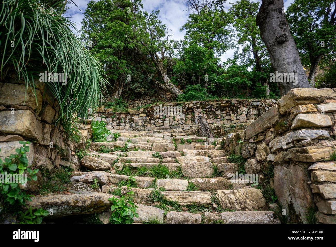 Historic Inca Stairs on Isla del Sol Lake Titicaca Bolivia Ancient ...
