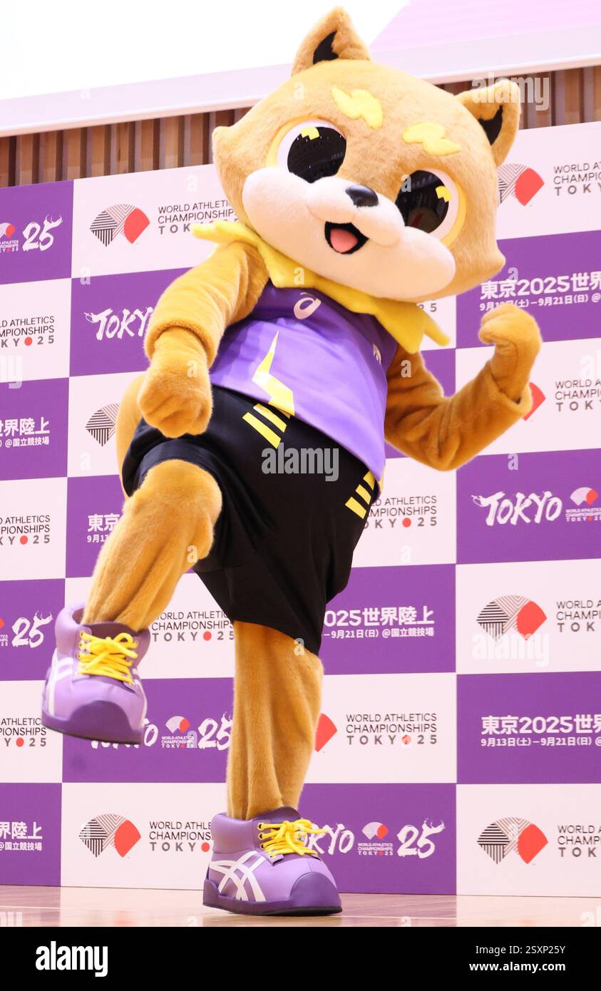 Tokyo, Japan. 25th Feb, 2025. The official mascot of the World ...
