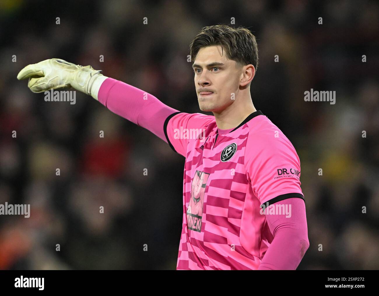 Sheffield United goalkeeper Michael Cooper during the Sky Bet ...