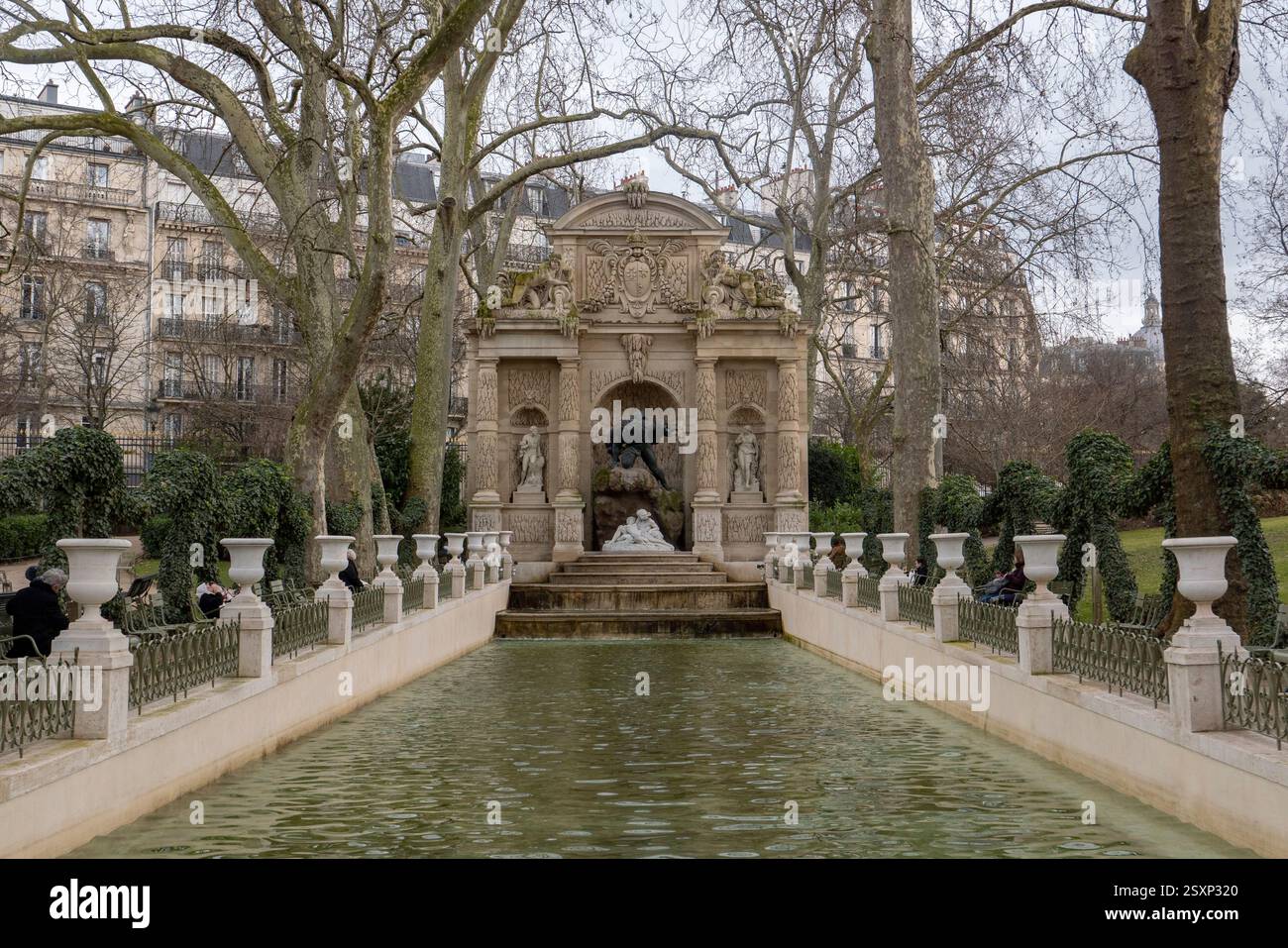 The Medici Fountain in the Jardin du Luxembourg, also known as ...