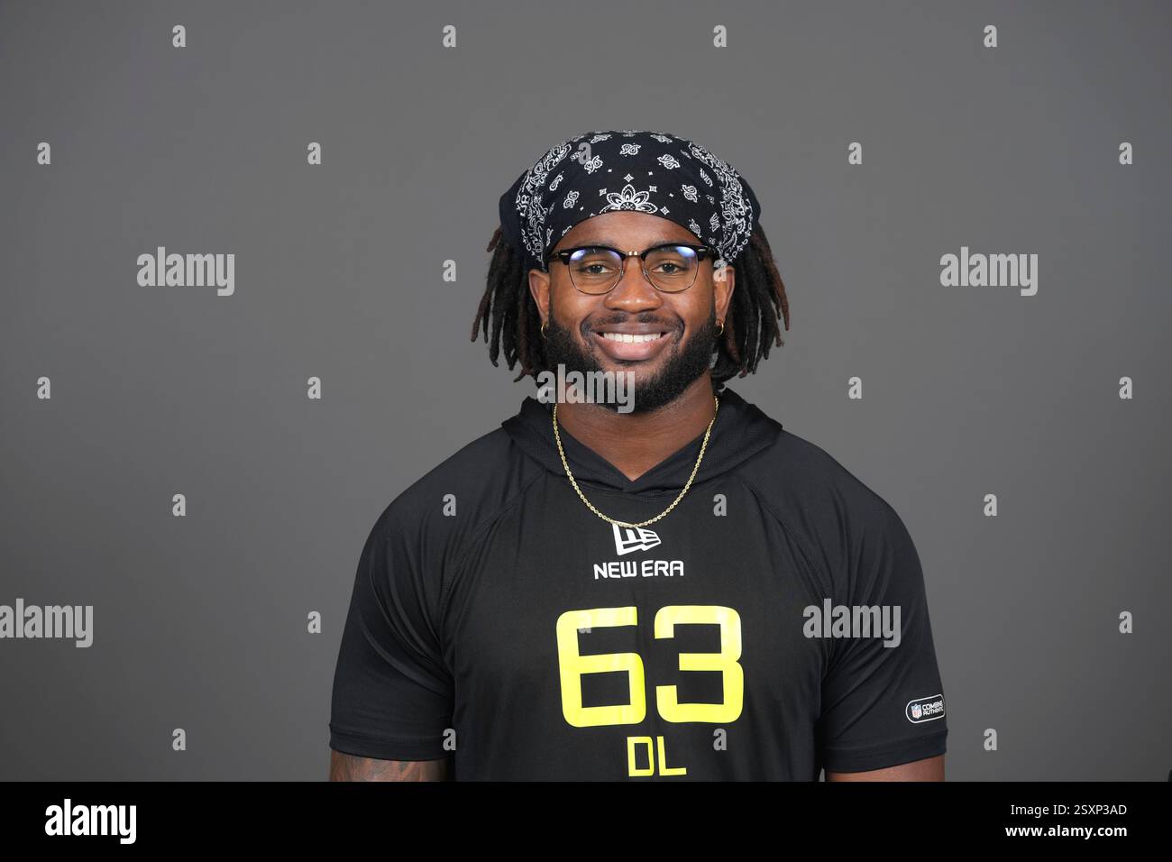 North Carolina defensive lineman Kaimon Rucker (DL63) poses for a ...