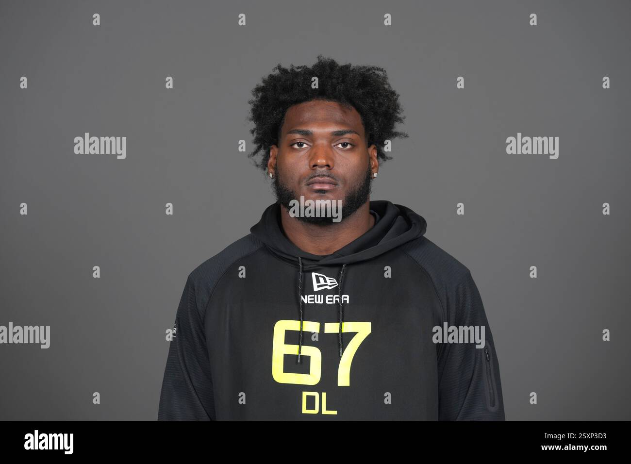Michigan defensive lineman Josaiah Stewart (DL67) poses for a portrait ...