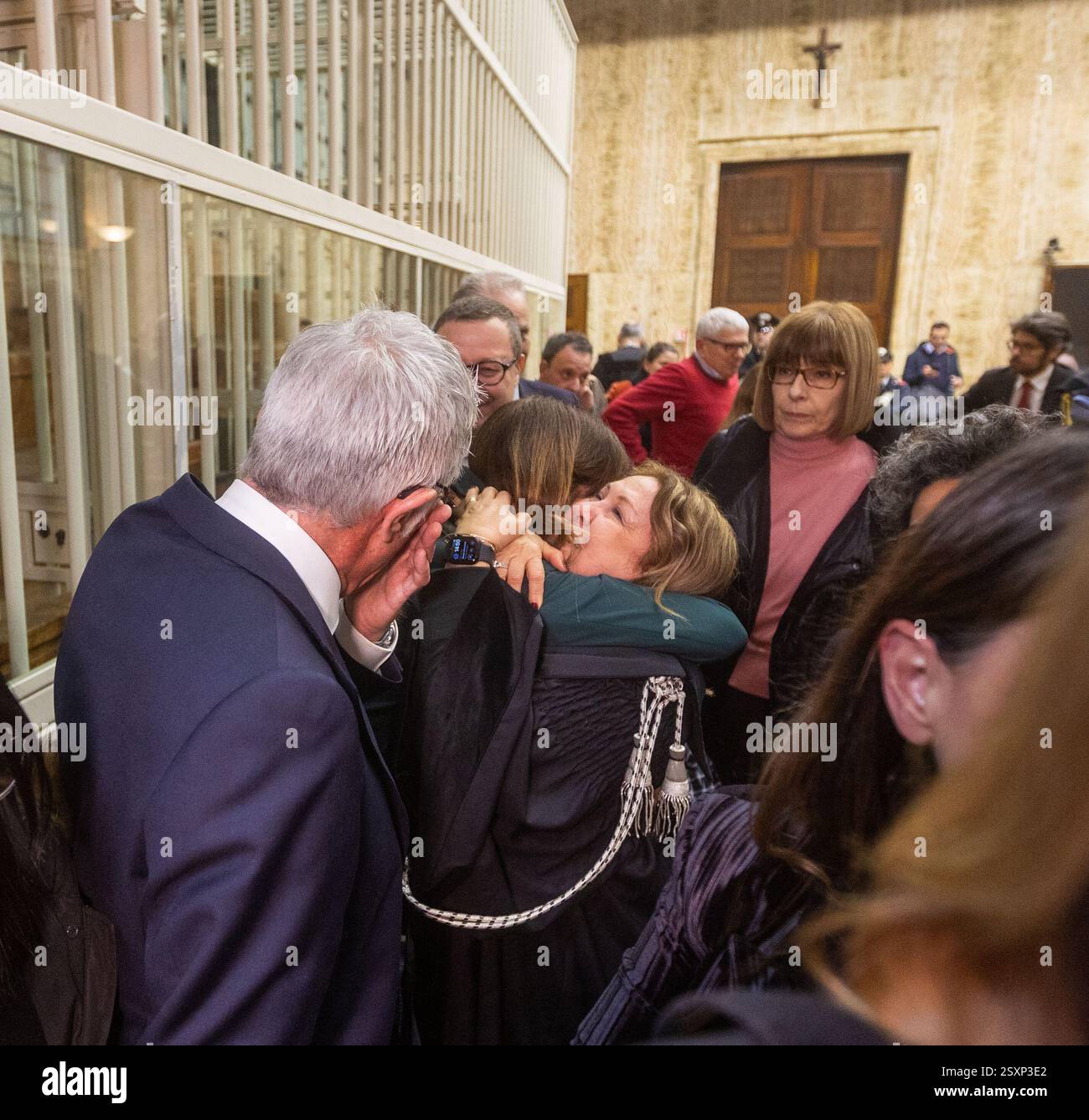 Vincenzo Macello dopo la lettura della Sentenza del Processo per l ...