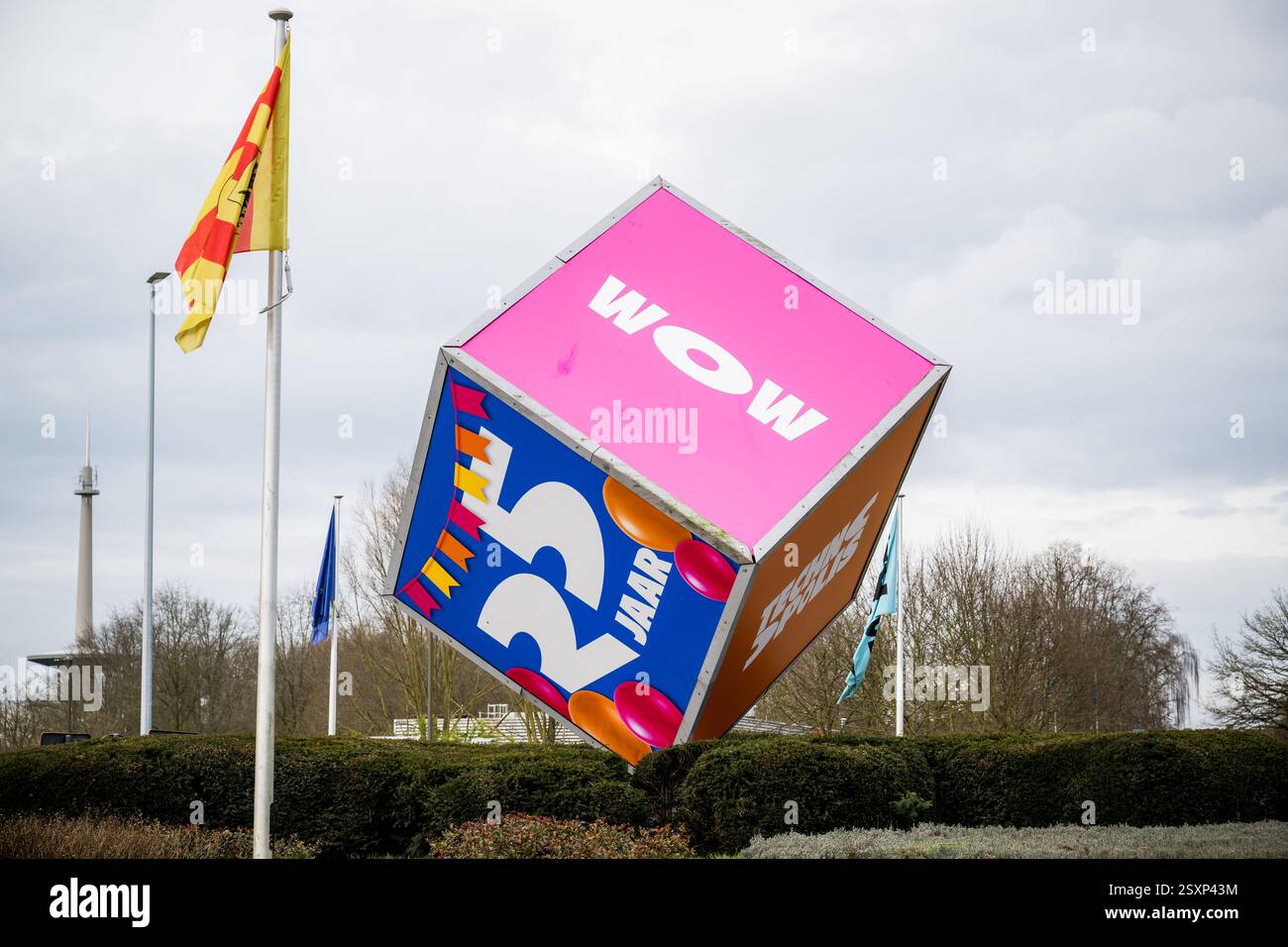 Mechelen, Belgium. 25th Feb, 2025. A picture shows the logo of the ...