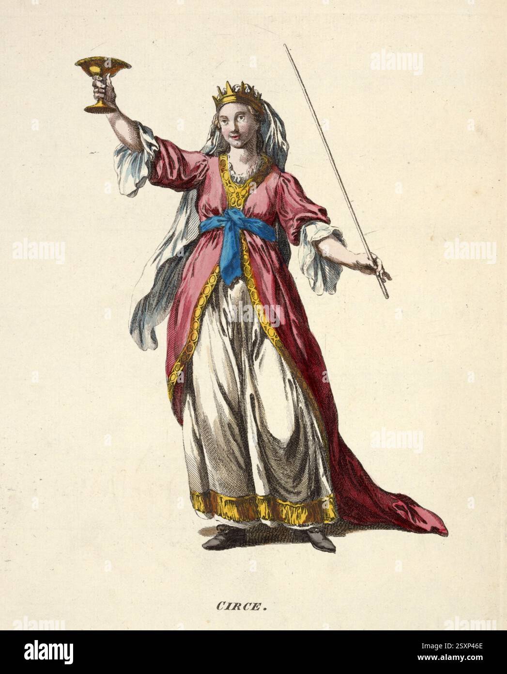 Historical clothing, fashion throughout time, Circe, Kirke, also Zirze ...