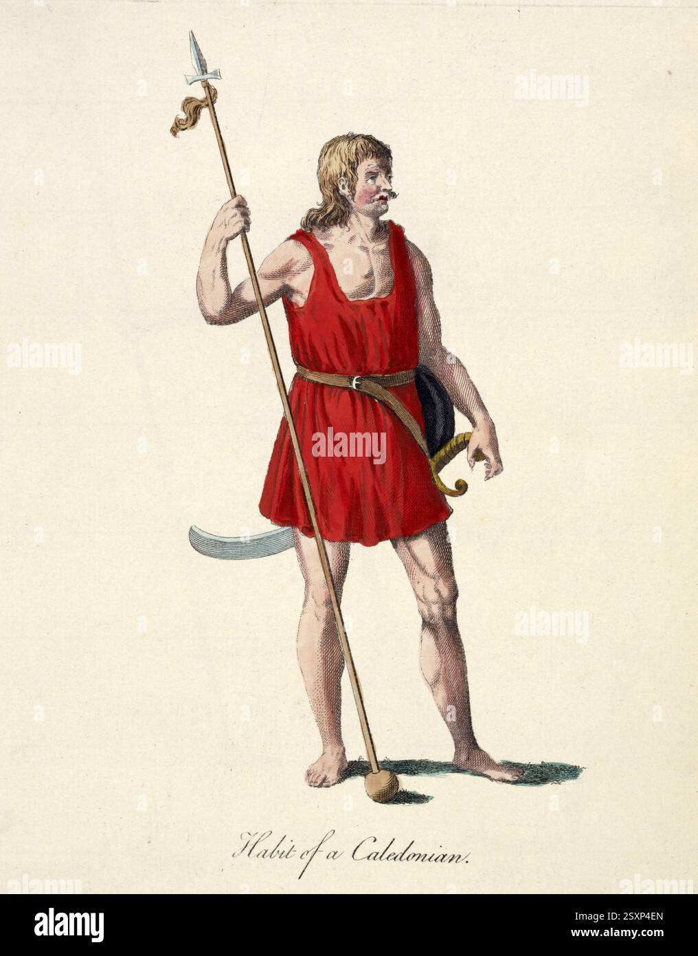 Historical clothing, fashion throughout time, clothing of a Caledonian ...